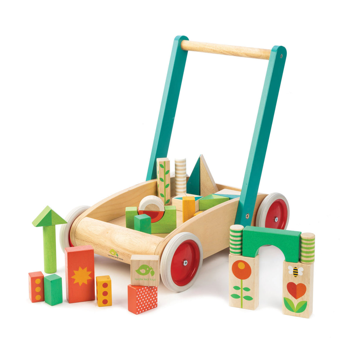 Baby Block Walker For Toddlers Made with Natural Wood and Sustainable ...